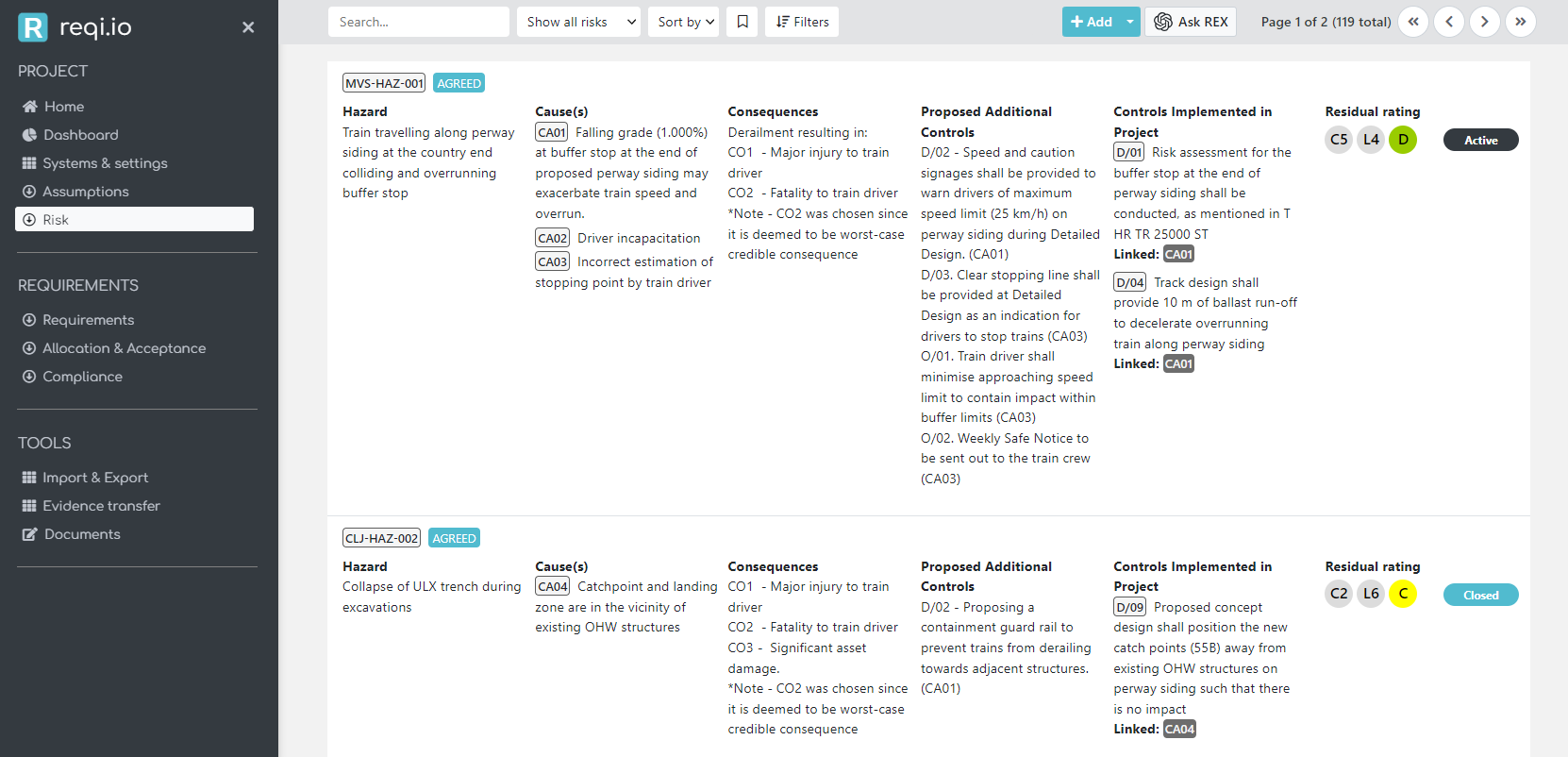What is a Hazard Log?