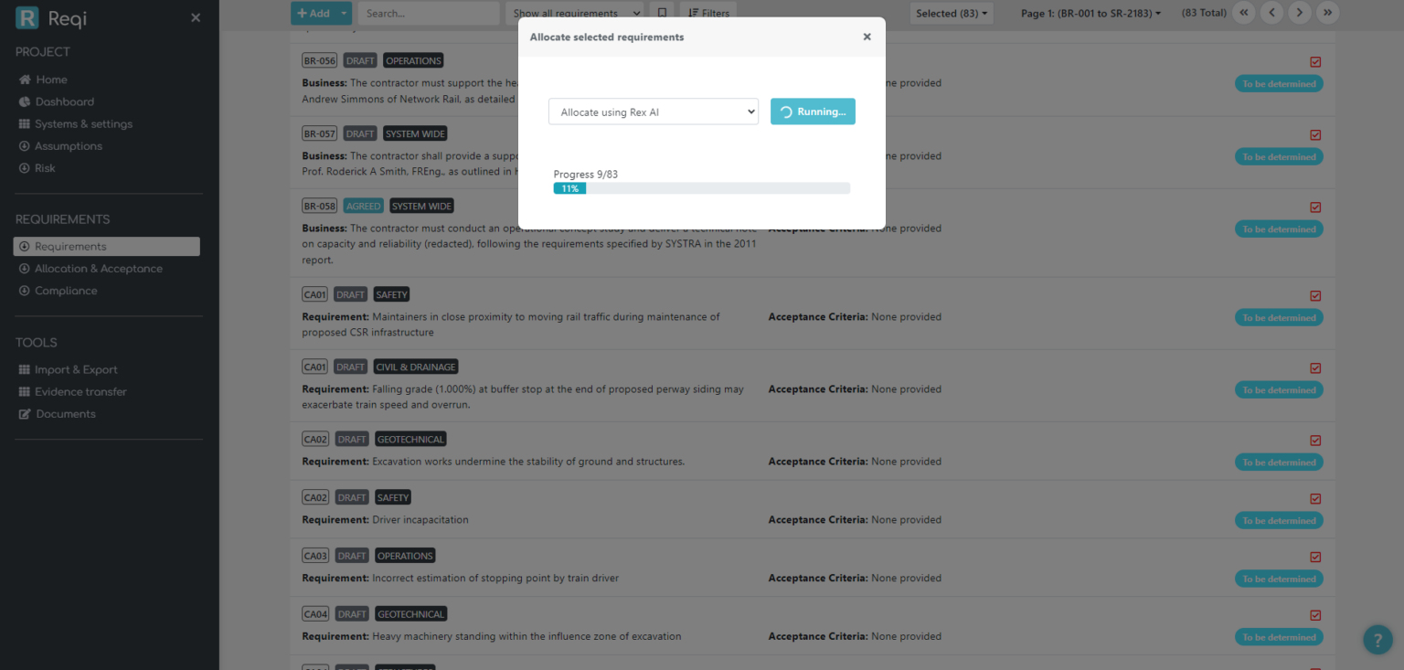 The Role of Requirement Allocation in Systems Engineering